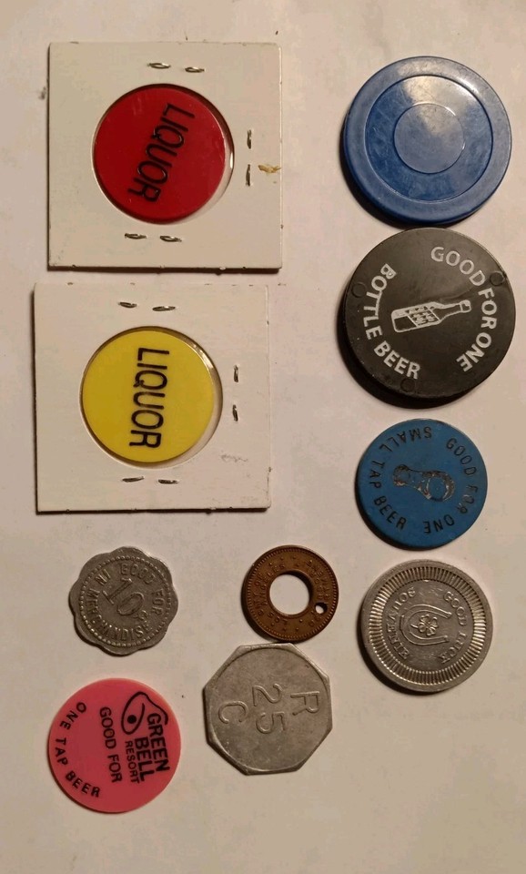 Cool Lot of Good For and Random TOKENS all for one money! JUNK DRAWER ...