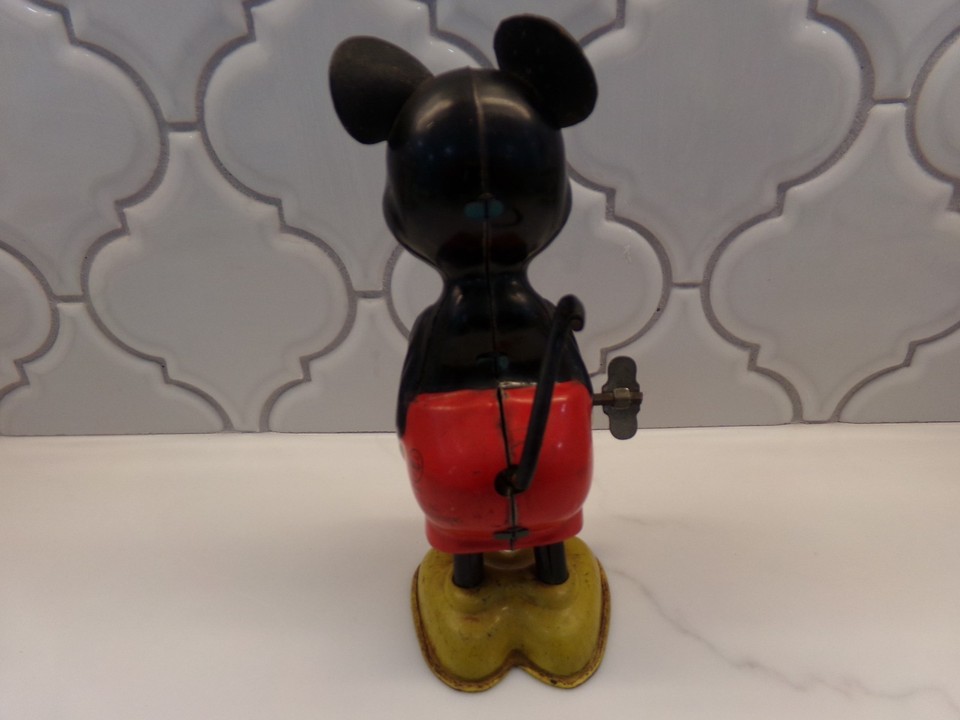 Marx Line Mar Tin Wind-up Mickey Mouse With Spining Tail | eBay