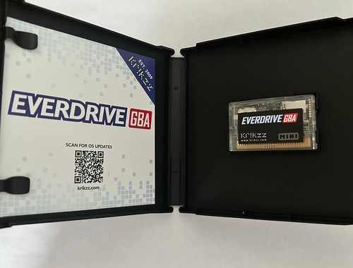 Everdrive GBA Mini Game Boy Advance Flashcart Krikzz Transparent | eBay