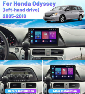 Android 12 Apple CarPlay Car Stereo Radio For Honda Odyssey 2005-2010 ...