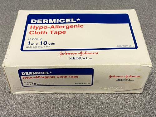 1" Dermicel Hypo-allergenic Cloth Tape, 5144Johnson & Johnson,From 1 ...