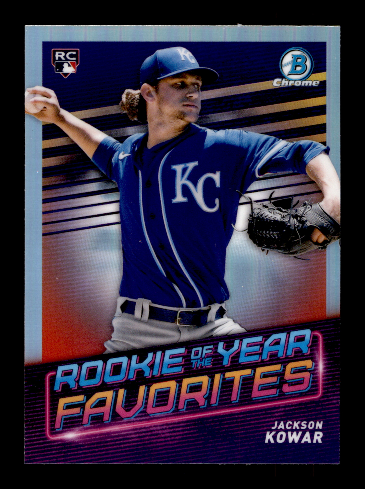 2022 Bowman #ROYF-9 Jackson Kowar Rookie Card RC Kansas City Royals ...