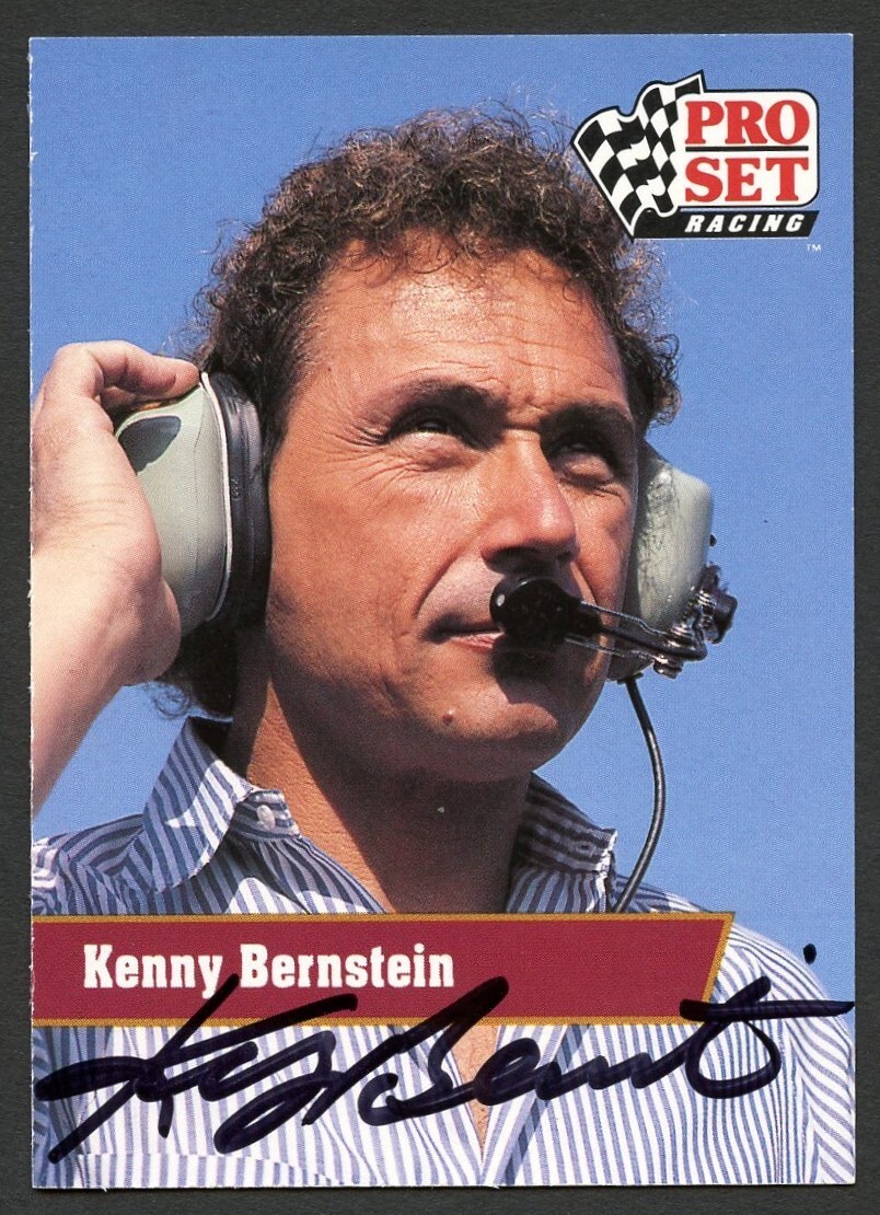 Kenny Bernstein #97 signed autograph auto 1991 Pro Set NHRA Trading ...