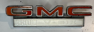 1960’s - 1970’s GMC 5500 V Six Truck Emblem Vintage | eBay