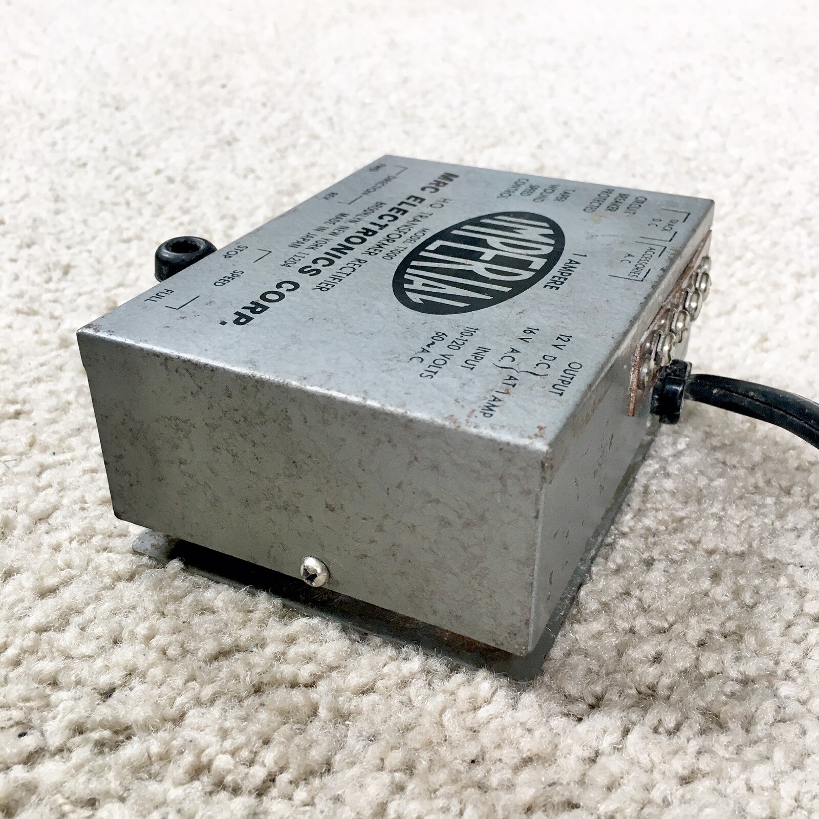 Vintage MRC Imperial HO Transformer Rectifier Model T1000 - Model ...