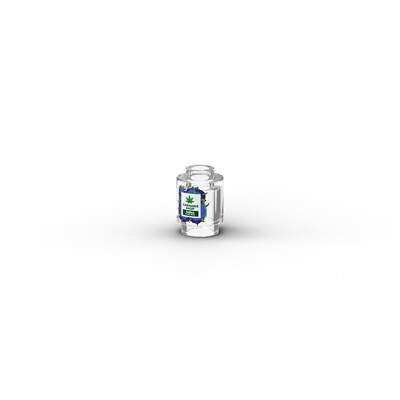 Cannabis Can 💚 1x1 Custom printed LEGO® brick round (3062) | eBay
