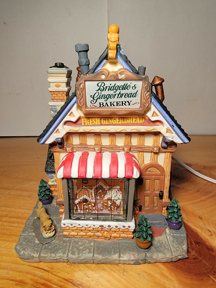 Bakery Lemax Lemax Christmas Village Pierre's French Bakery Lighted