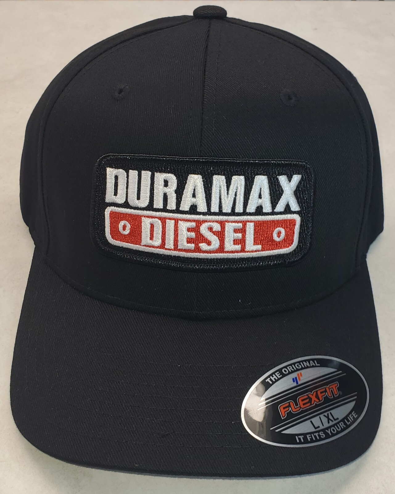 DURAMAX DIESEL Patch Flexfit Hat / Black - L/XL 7 1/8" - 7 5/8" | eBay