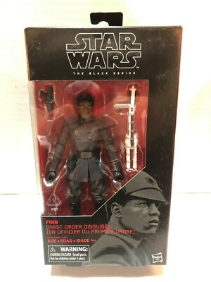 Star Wars Black Series 6" Finn First Order Disguise Figure #51 Disney ...
