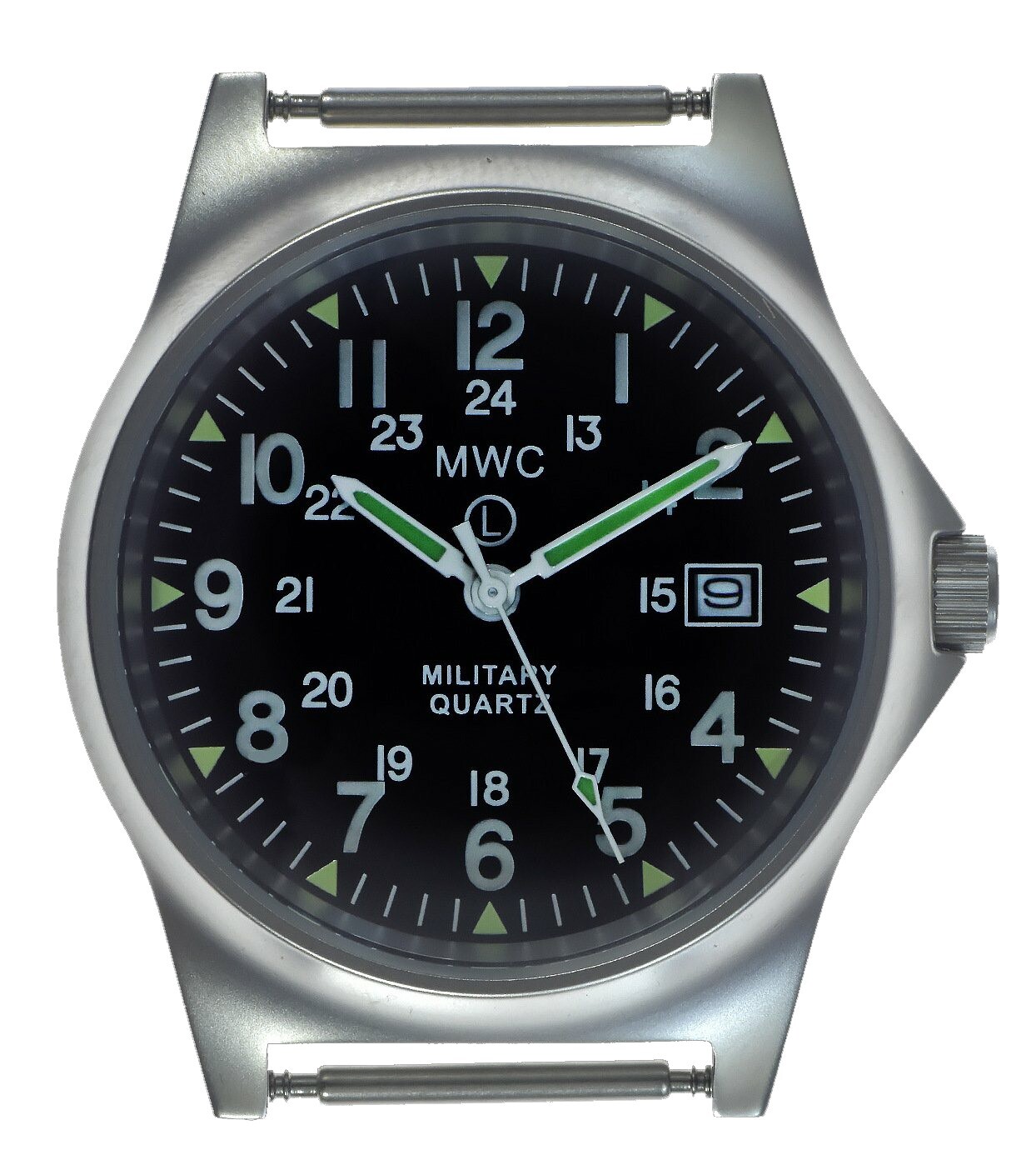MWC G10LM Military Watch | 50m | 1224 | Screw Down Case Back | Date | eBay