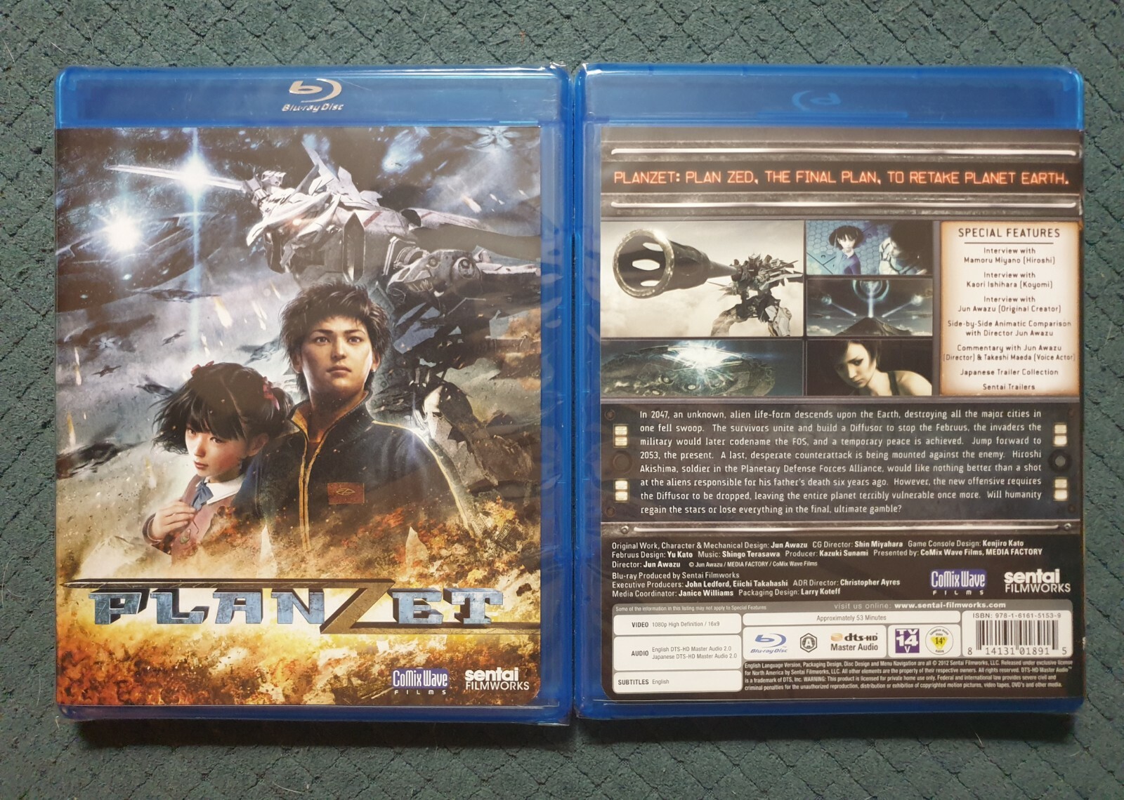 Planzet bluray Planet Z anime movie/ova blu ray BRAND NEW ...