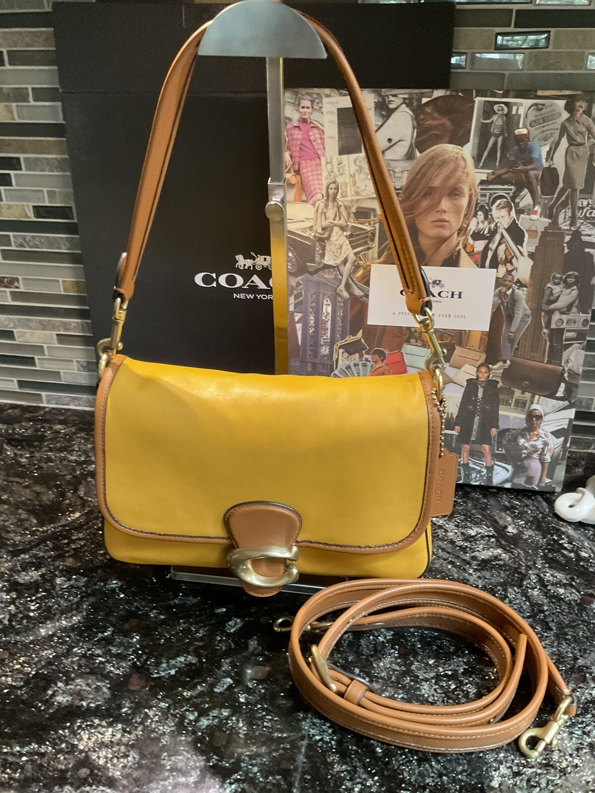 Coach Soft Tabby Shoulder Bag Glovetanned Leather C52… - Gem
