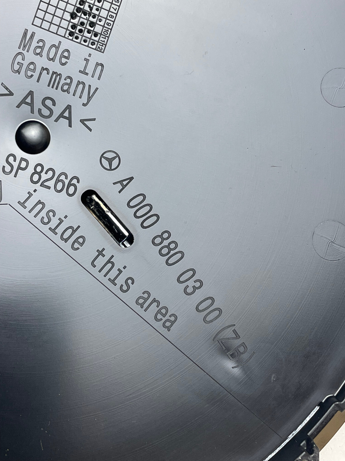 Mercedes-Benz Original Grundplatte Stern Emblem A0008800300 NEU | eBay