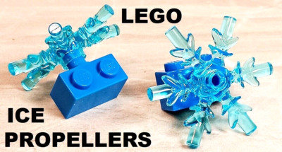 LEGO Plane PROPELLERS Ice Sea SNOWFLAKE Lot of 2 Connecting Brick Plane ...