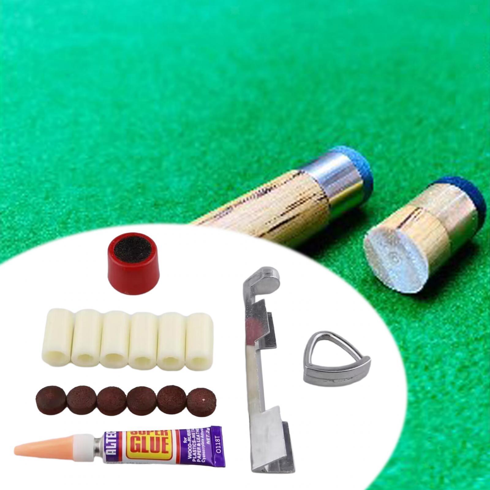 Table Pool Accessories Portable Replacement Glue Pool Cue Tip Repair ...