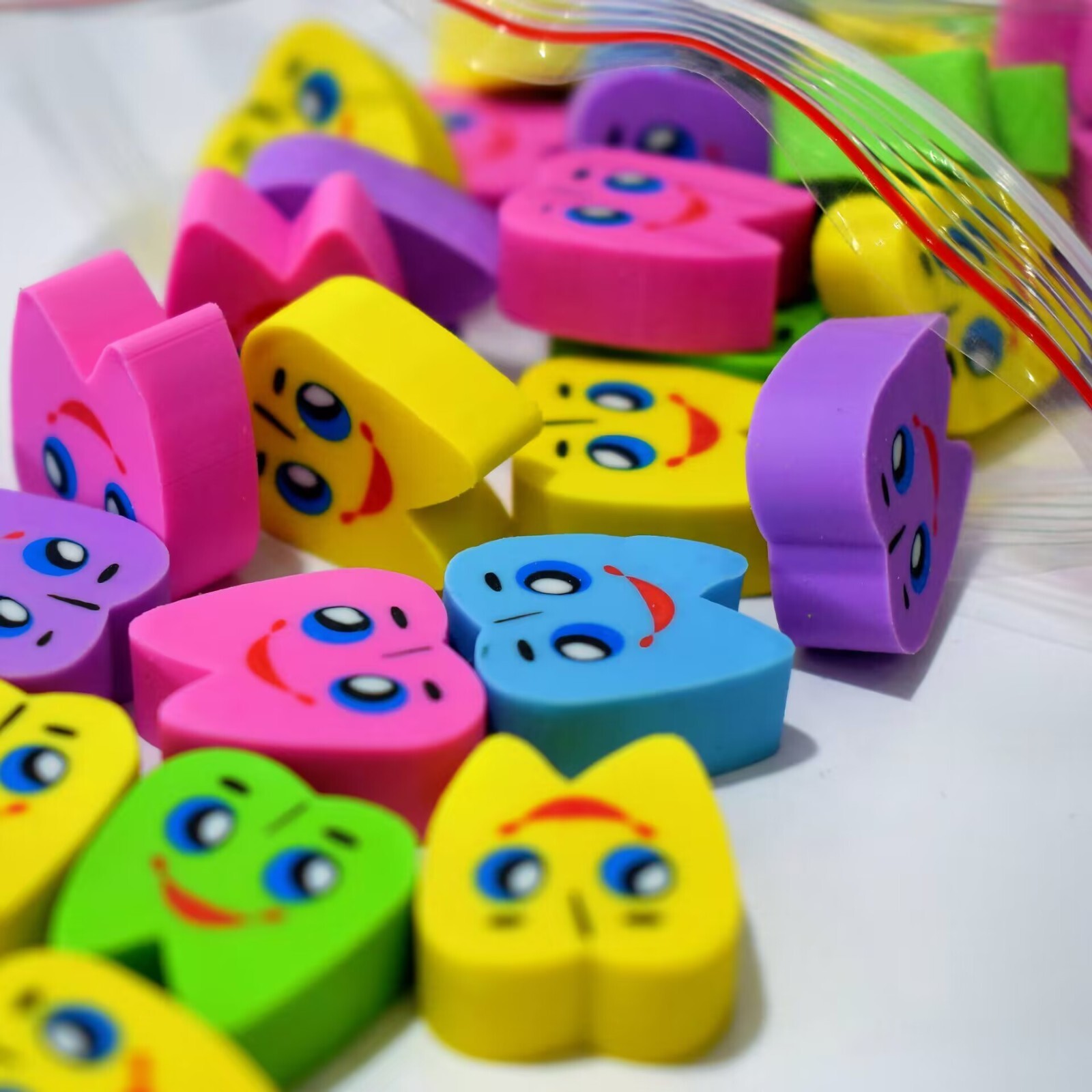 100pcs Molar Shaped Tooth Rubber Erasers Dentist Dental Clinic School ...