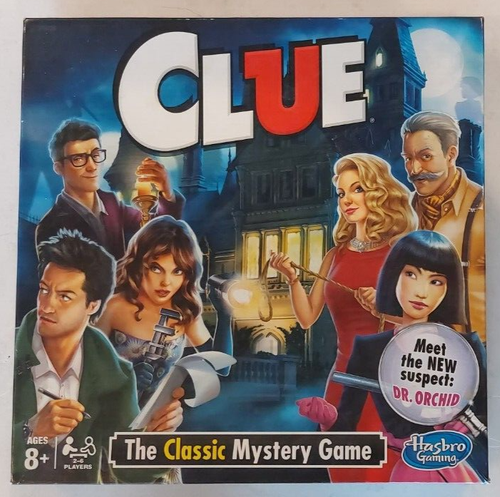 Hasbro Clue The Classic Mystery Board Game Opened but Complete ...