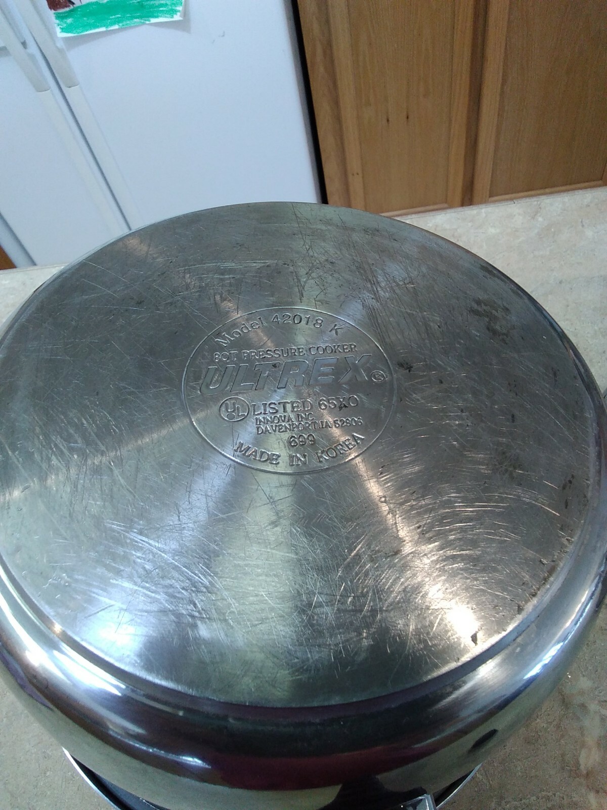 ULTREX Gourmet Quality Stainless Steel 8 Quart Pressure Cooker 42018 ...