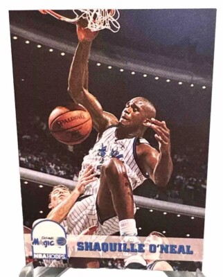 1994 NBA Hoops Starting Lineup Card Shaquille O'Neal Orlando Magic | eBay