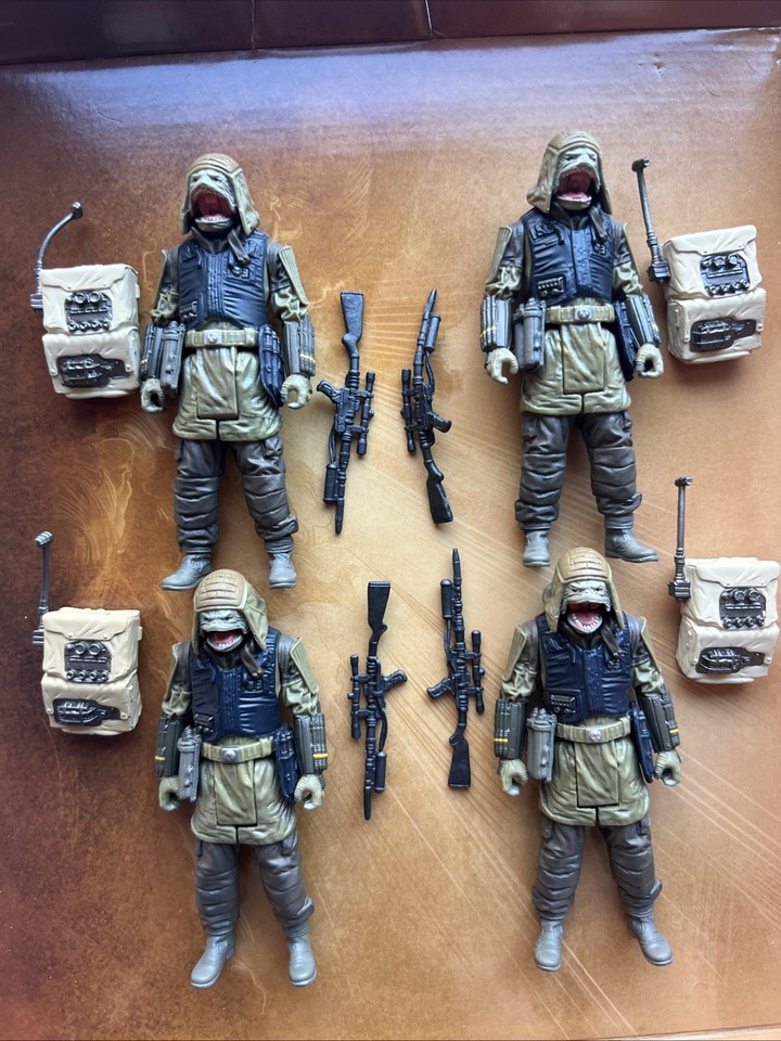 LOT OF 4 STAR WARS ROGUE ONE REBEL COMMANDO PAO LOOSE COMPLETE | eBay