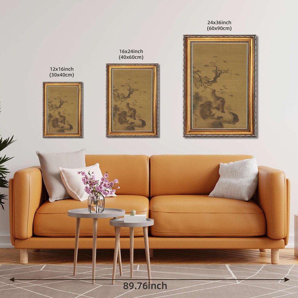 Monkeys Branch Wall Art Canvas Oil Paintings Reproduction | eBay