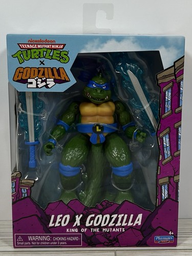 TMNT Teenage Mutant Ninja Turtles X Godzilla Leo X Godzilla Figure ...