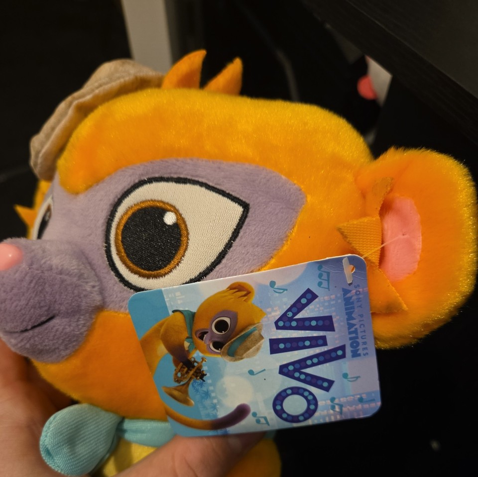 Vivo The Monkey Soft Toy Plush 10" Sony Pictures Animation New With ...