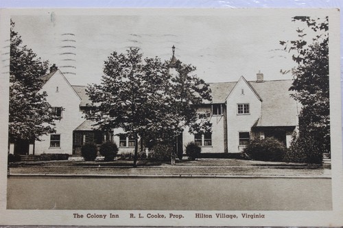 Virginia VA Hilton Village Colony Inn Postcard Old Vintage Card View ...