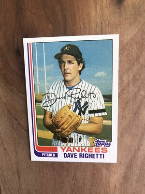 1982 TOPPS #439 DAVE RIGHETTI NY YANKEES— POPULAR ROOKIE💥*** (wph) | eBay