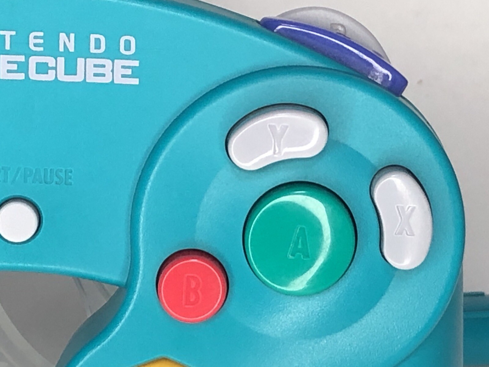 Nintendo GameCube Controller Emerald Blue DOL-003 Official Authentic GC ...