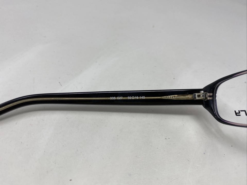 Roxbury 336 C27 50-16-140 Black Crystal Full Rim Plastic Eyeglasses ...