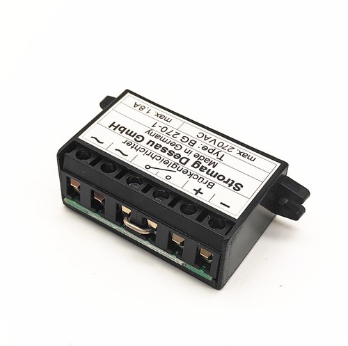 Bridge rectifier Type:BG 270-1 max.270VAC max.1,8A motor brake ...