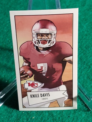 2013 Bowman Mini 1952 Design Knile Davis #52B-KD Rookie RC Kansas City ...