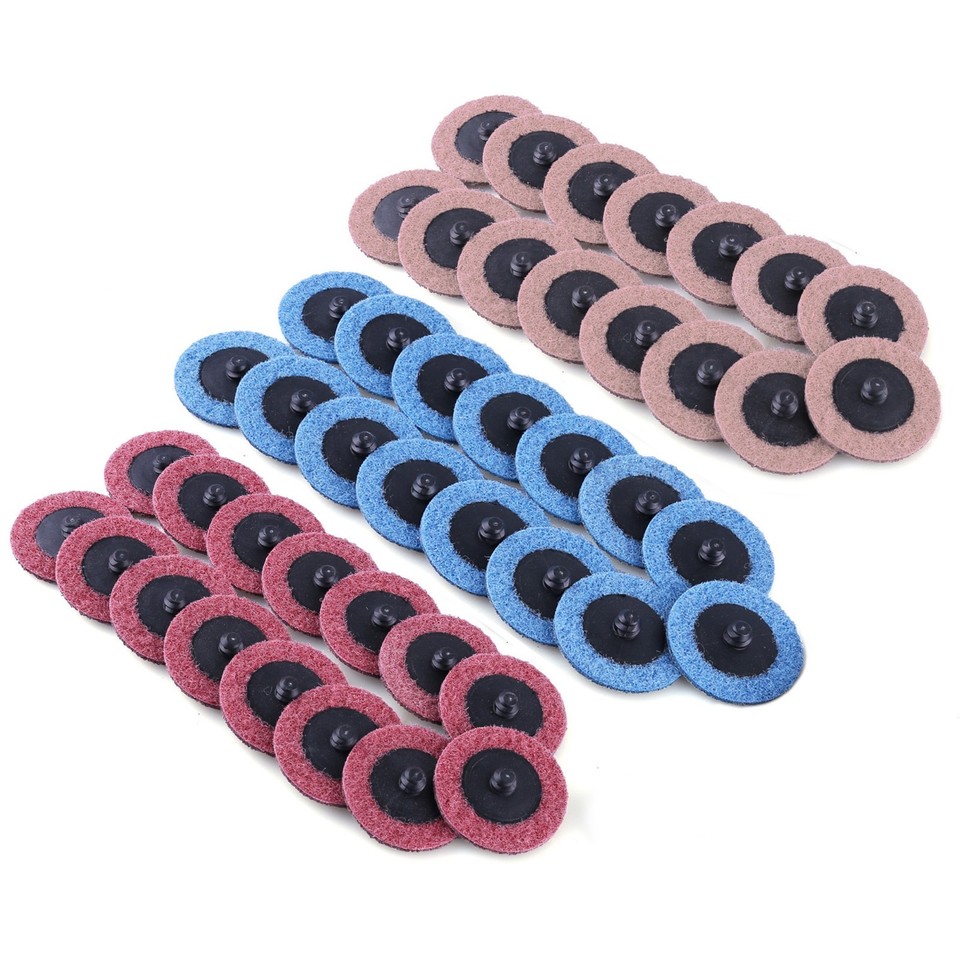 46PCS 2in Roll Lock Surface Conditioning Die Grinder Sanding Discs Set ...