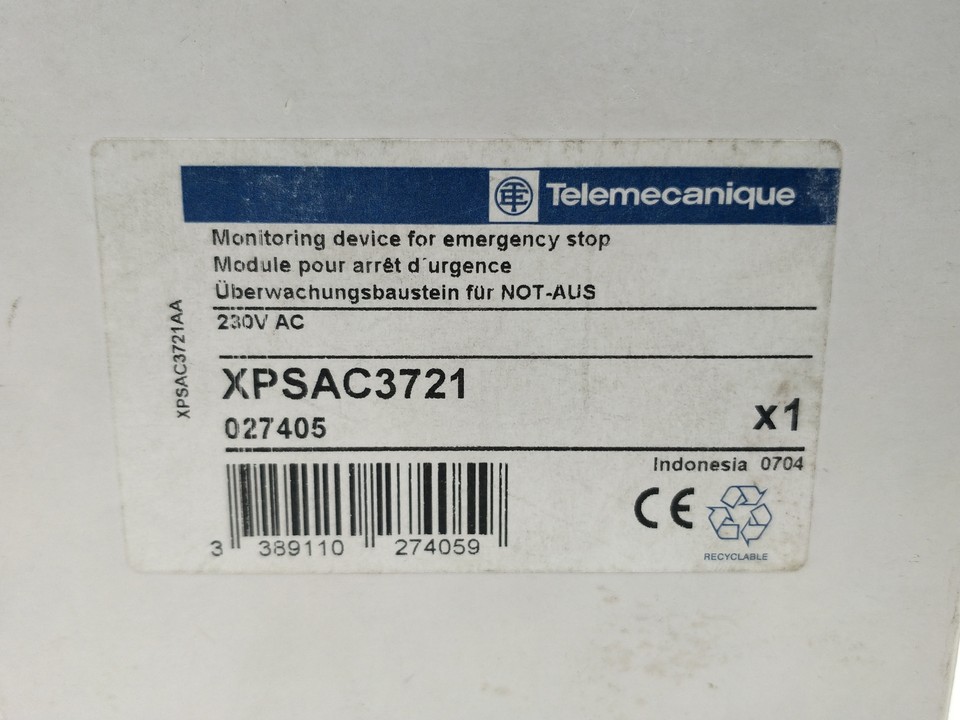 TELEMECANIQUE XPSAC3721 Xps-Ac Monitoring Device for Emergency Stop | eBay