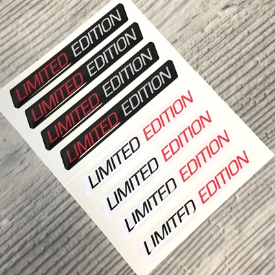 Limited Edition domed emblem decal stickers | eBay