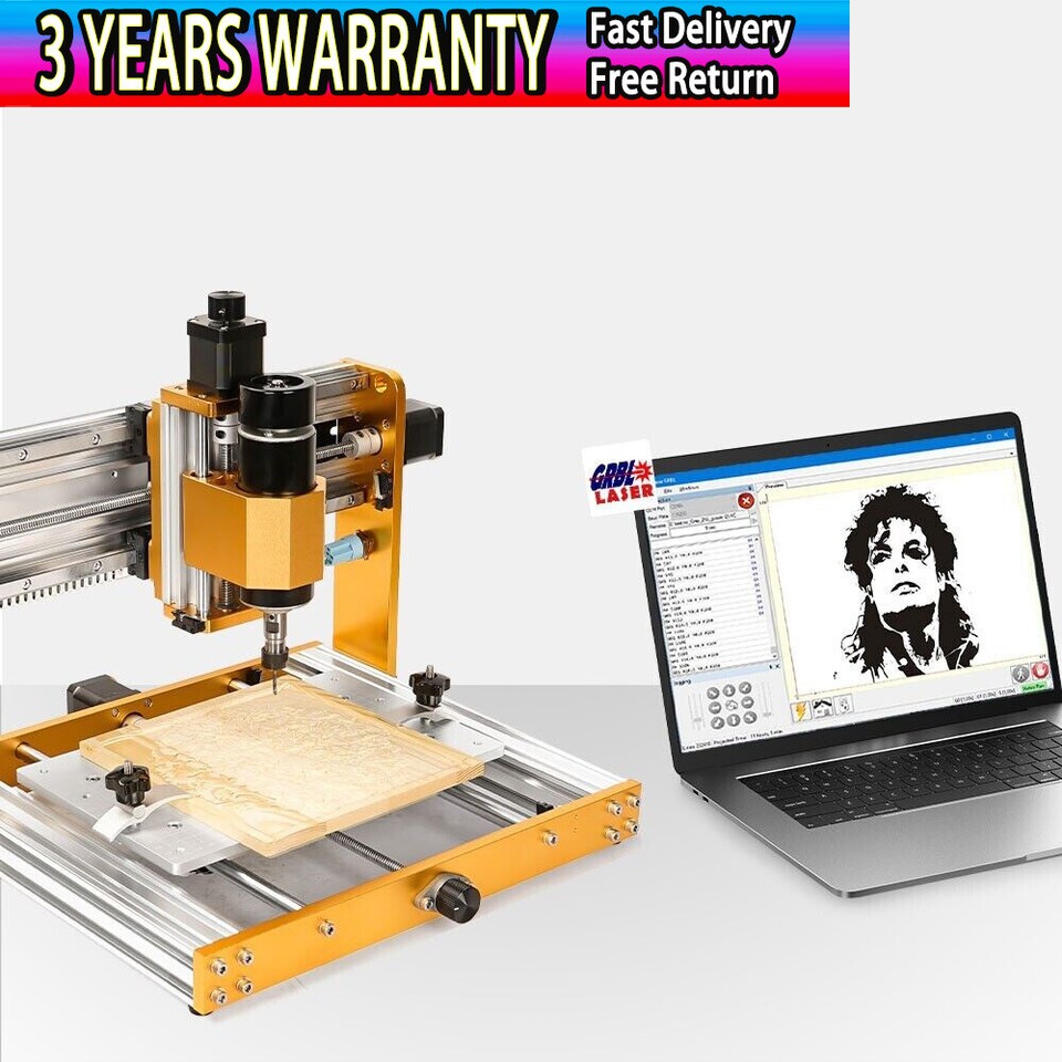 3018 Plus MAX 3.0 3 Axis CNC Router Kit CNC Engraving Machine Standard ...