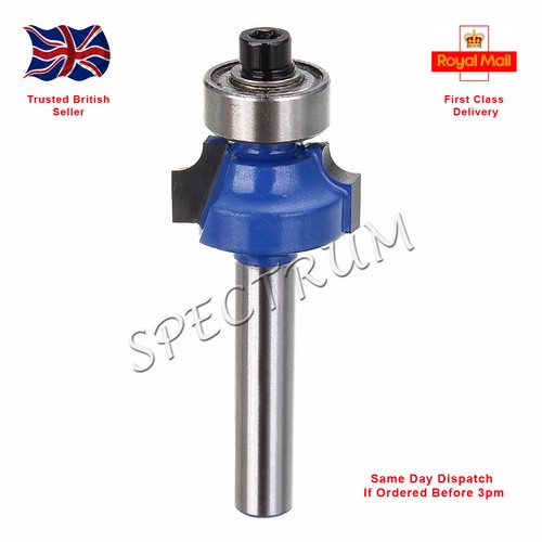 1pc Blue Round Over Router Bit 1/4" Shank 1/4" Radius | eBay UK