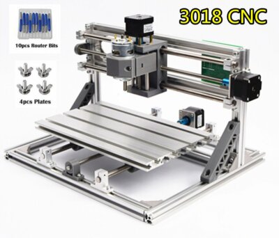 3 Axis USB Port DIY Desktop 3018 CNC Router Mini Laser Milling Engraver ...