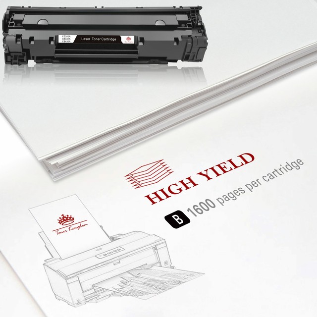 2 PK High Yield 125 Toner Cartridge for Canon ImageClass Lbp6000 ...