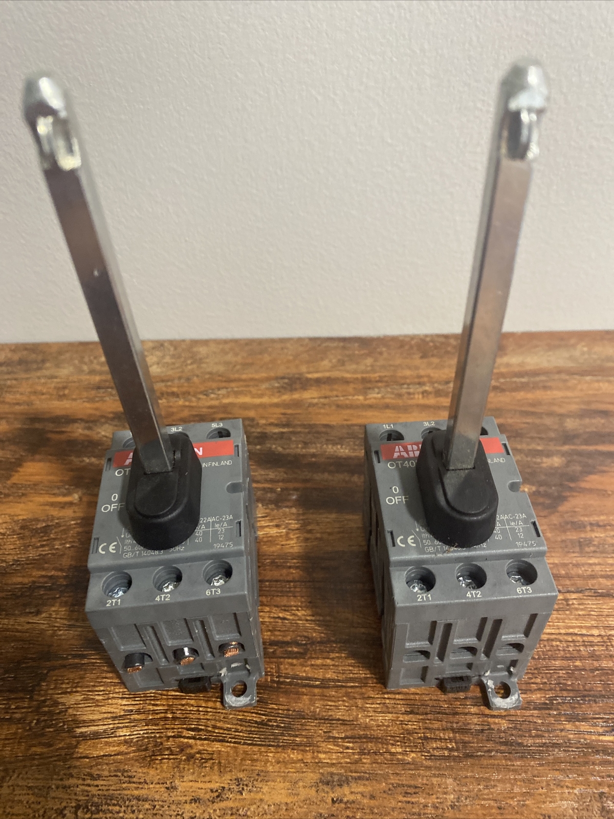 Lot Of 2 ABB OT40F3 Disconnect Switch With 3” Operating Rod, 2pack | eBay