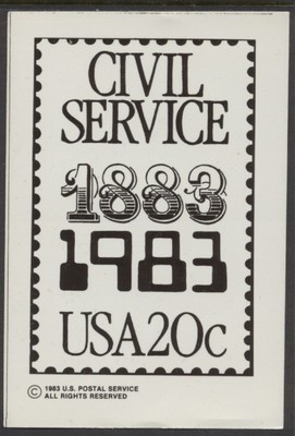 #2053 20c Civil Service Stamp Publicity Photo Essay | eBay