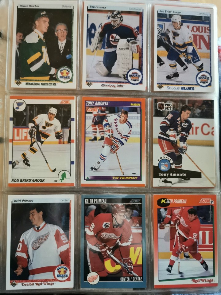 Large lot of Hockey Cards - Score, Score 91, NHL Pro Set, Upper Deck ...