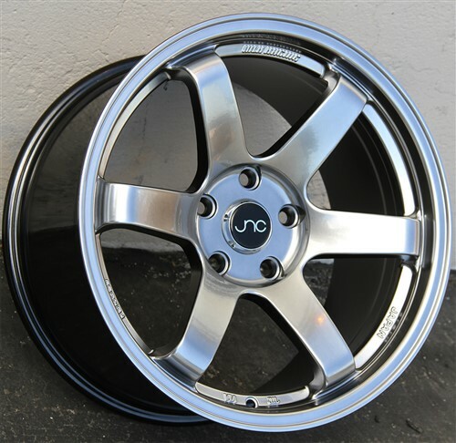 JNC WHEELS JNC014 17x9.25 5x114.3 +32 HYPER BLACK SET OF 4 | eBay