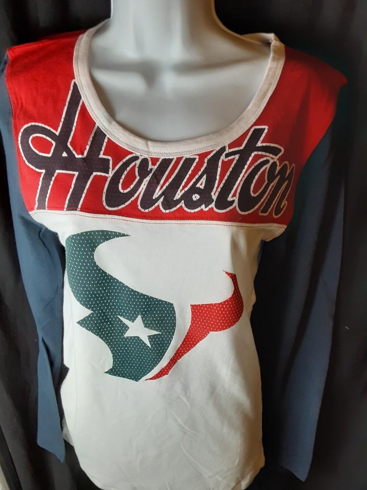 Houston Texans Women's NFL Team Apparel Shirt Small, Large or XL | eBay