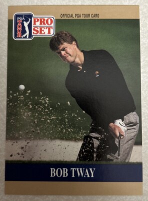 1991 Pro Set Golf Bob Tway Prototype PGA Golf Trading Card Promo NRMT ...