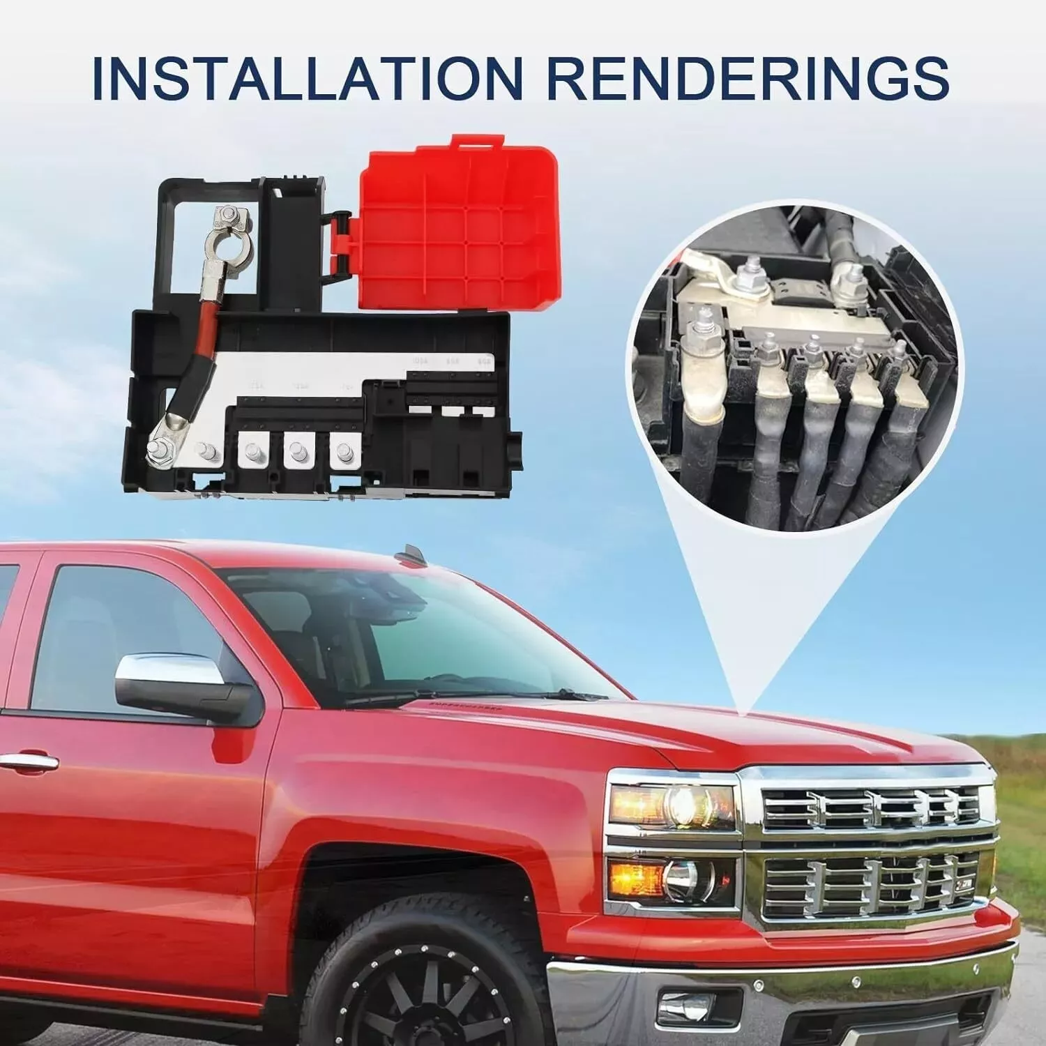 Battery Distribution Fuse Block 84354716 For 2015-2020 Silverado ...