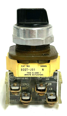 ALLEN-BRADLEY 800T-J91 SELECTOR SWITCH | eBay