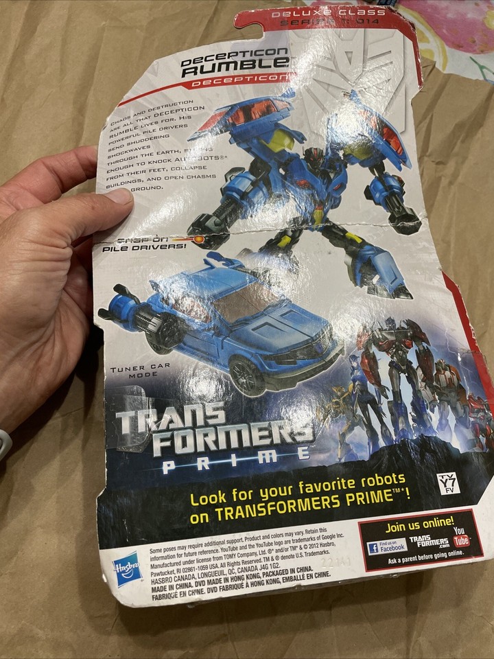 Year 2012 Transformers RID Prime Deluxe Class 6" Figure #14 Decepticon ...