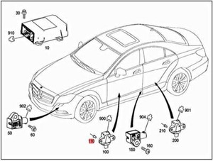 Genuine MERCEDES BBDC X222 W242 V251 906 Hollow rivet 0009910037 | eBay